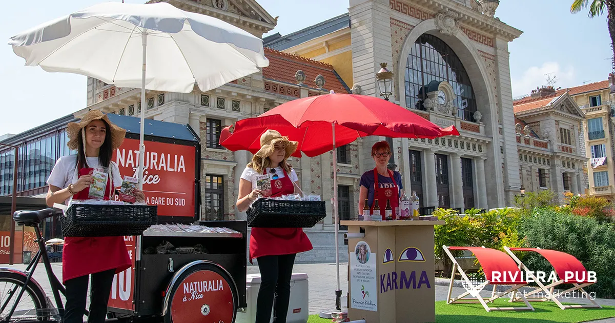 Ouverture Naturalia – Street marketing & dégustation BIO